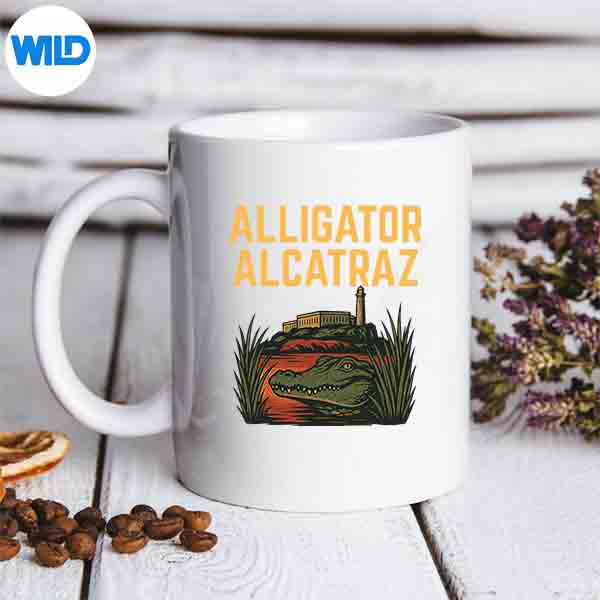 alligator alcatraz vintage Vector Design - WildSvg